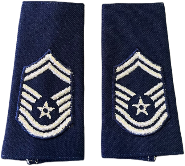 US AIR FORCE Epaulets - E-8 Senior Master Sergeant – Second Tour Uniforms