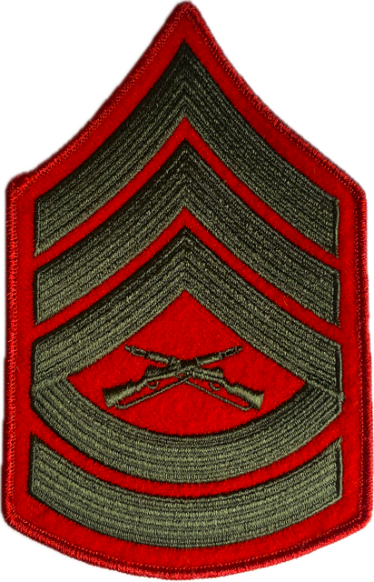 USMC Gunnery Sergeant Sew-On Chevron – Second Tour Uniforms
