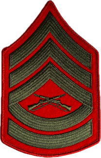 USMC Gunnery Sergeant Sew-On Chevron – Second Tour Uniforms