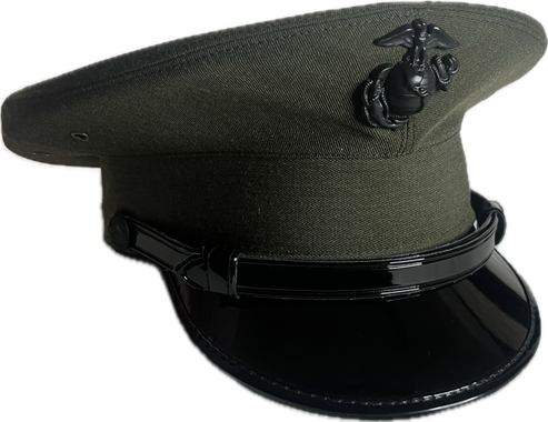 USMC Green Service Cap – Second Tour Uniforms