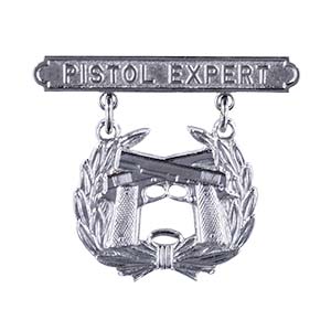 USMC Pistol Expert Badge – Second Tour Uniforms